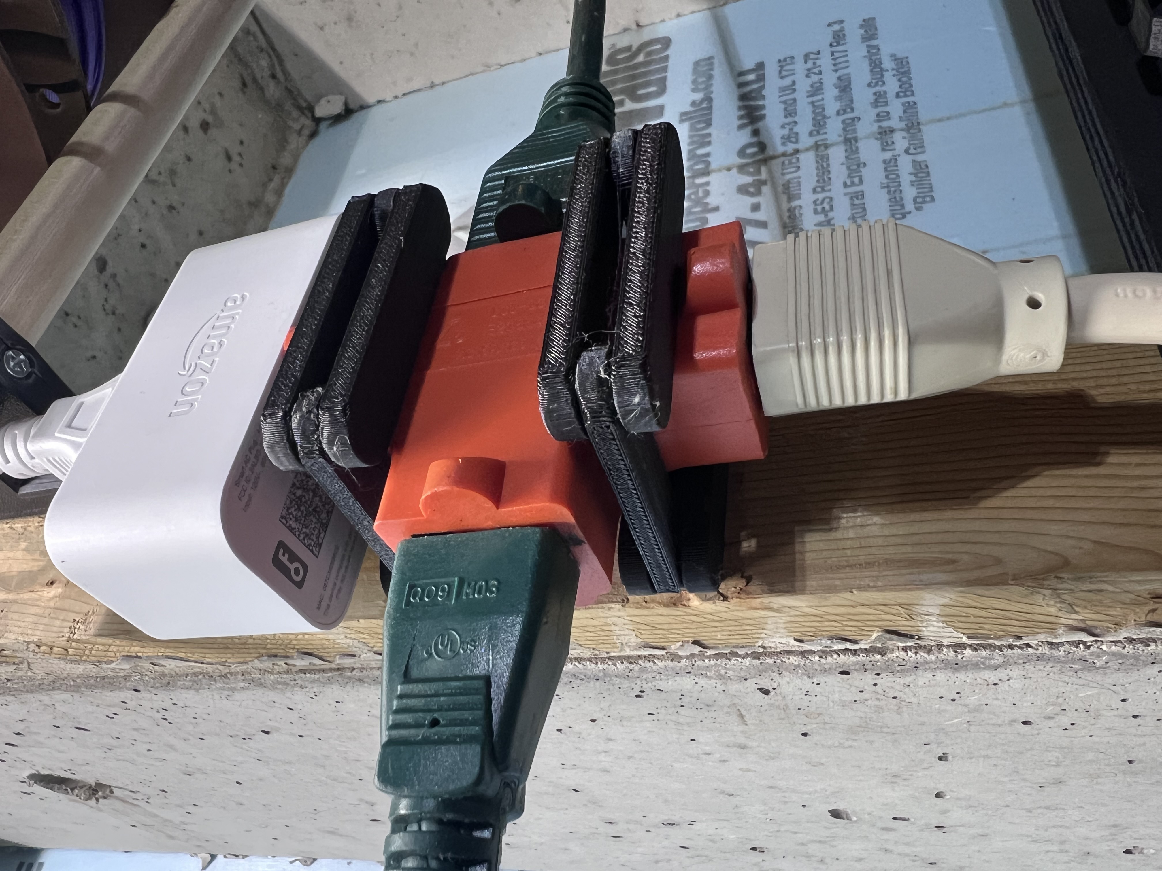 Standard 3 Way Electrical Cord Splitter Articulating Mount by Ryan Amey ...