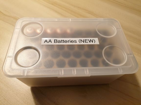 Ammo box-style AA Battery Holder (insert for IKEA GLIS box) by Ethan ...
