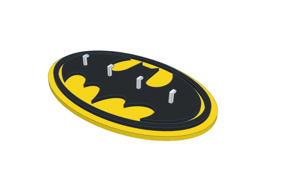 Batman key holder by Carrascue | Download free STL model | Printables.com