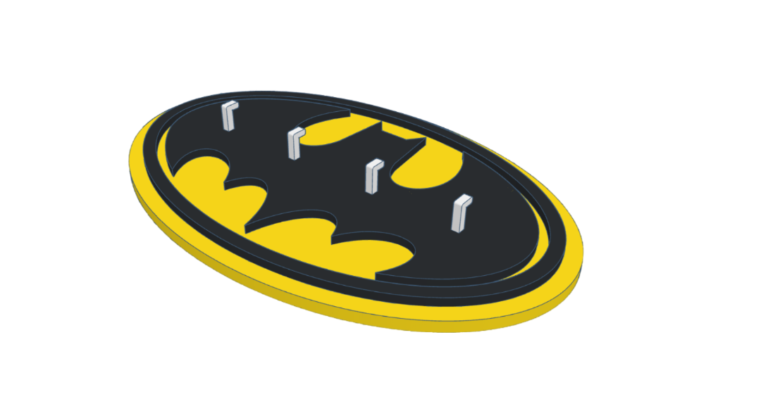 Batman key holder by Carrascue | Download free STL model | Printables.com