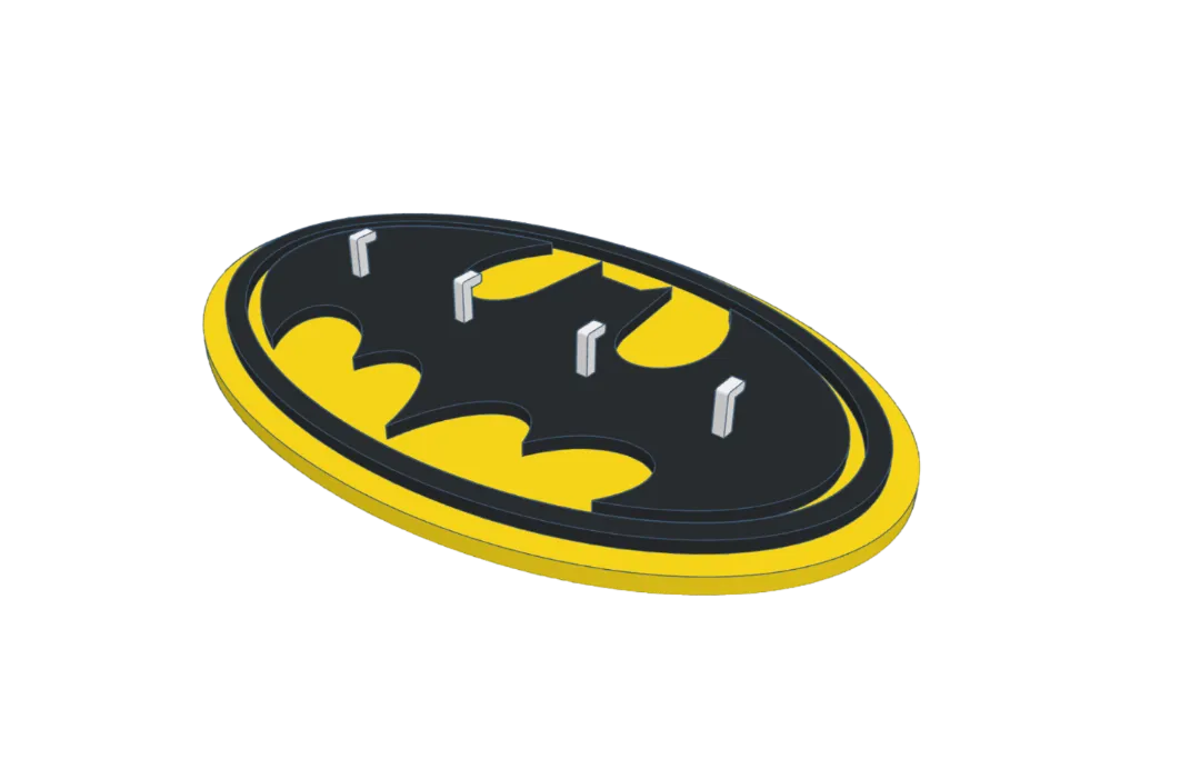 Batman key holder by Carrascue | Download free STL model | Printables.com