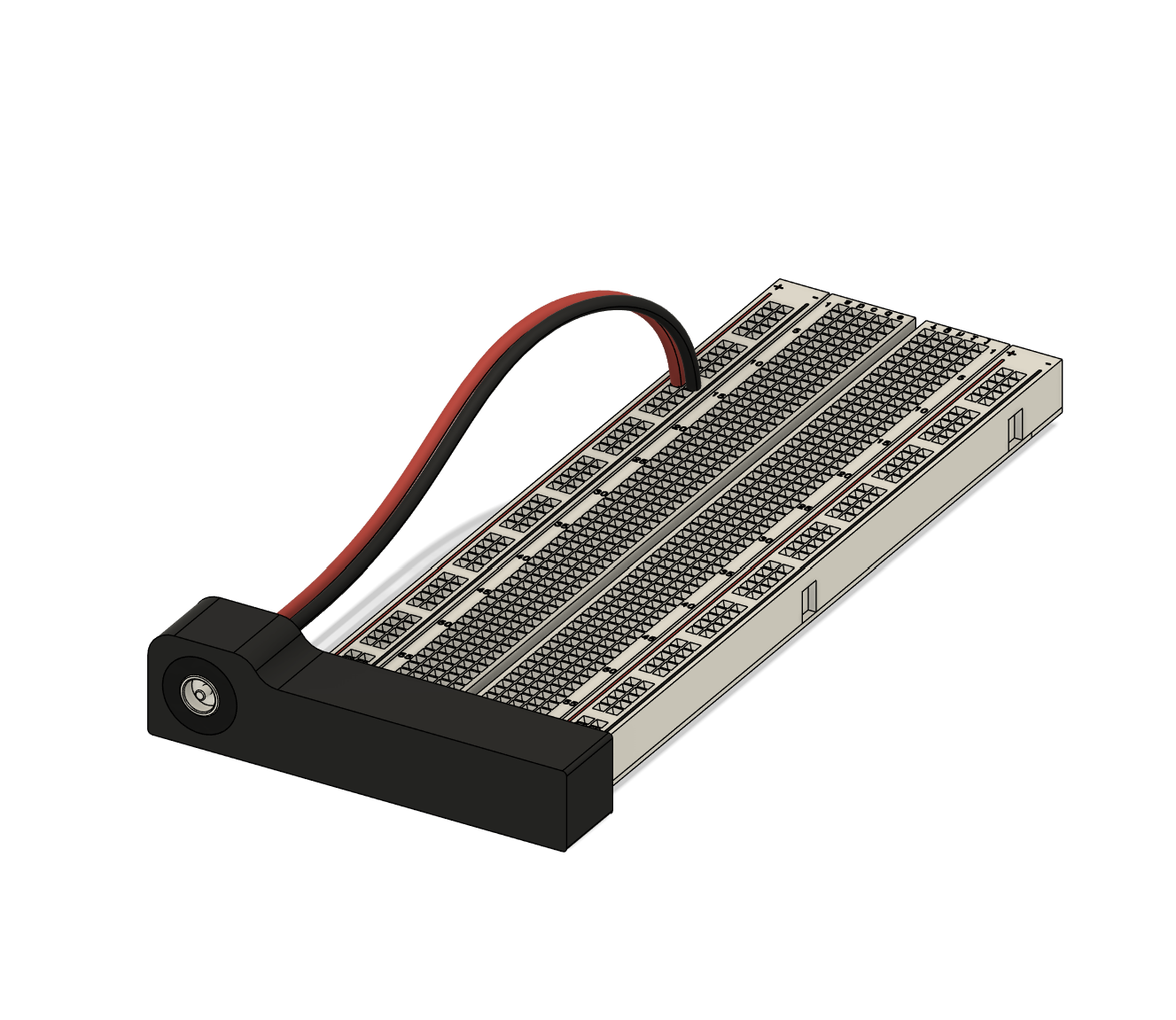 Breadboard Power Jack Mount by ErikSlevin | Download free STL model ...
