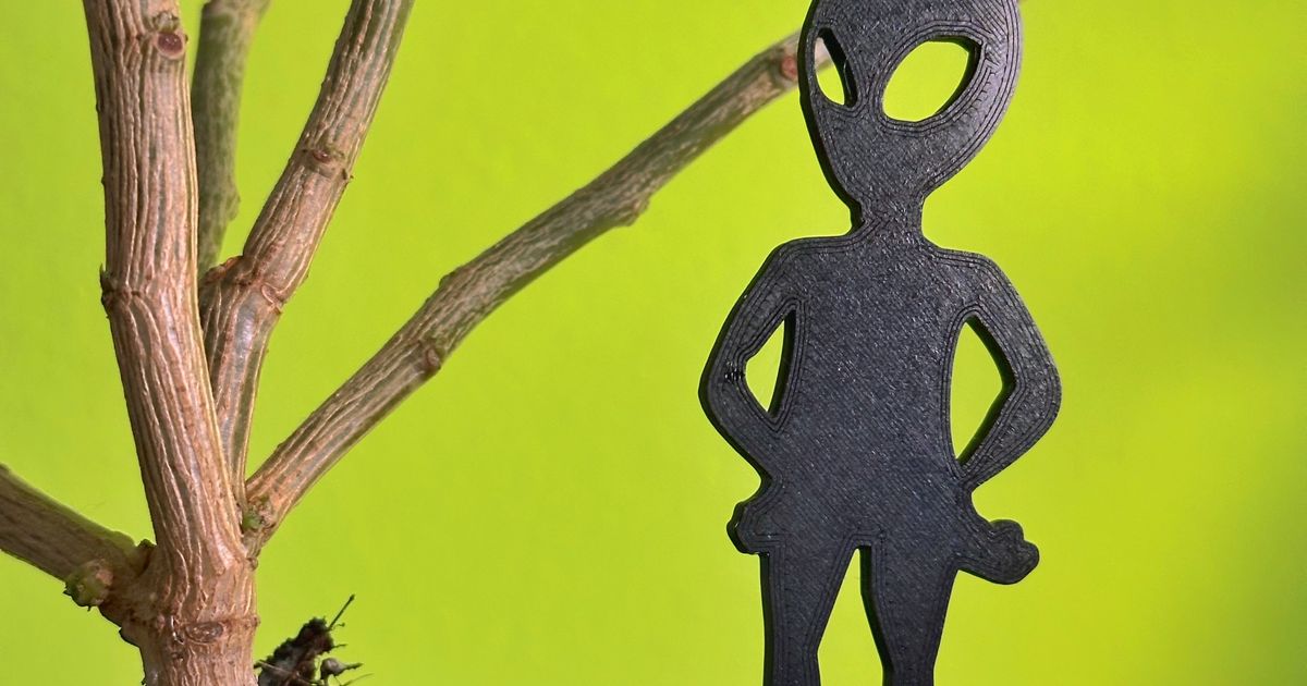 Alien Garden stake by Josef Plha | Download free STL model | Printables.com
