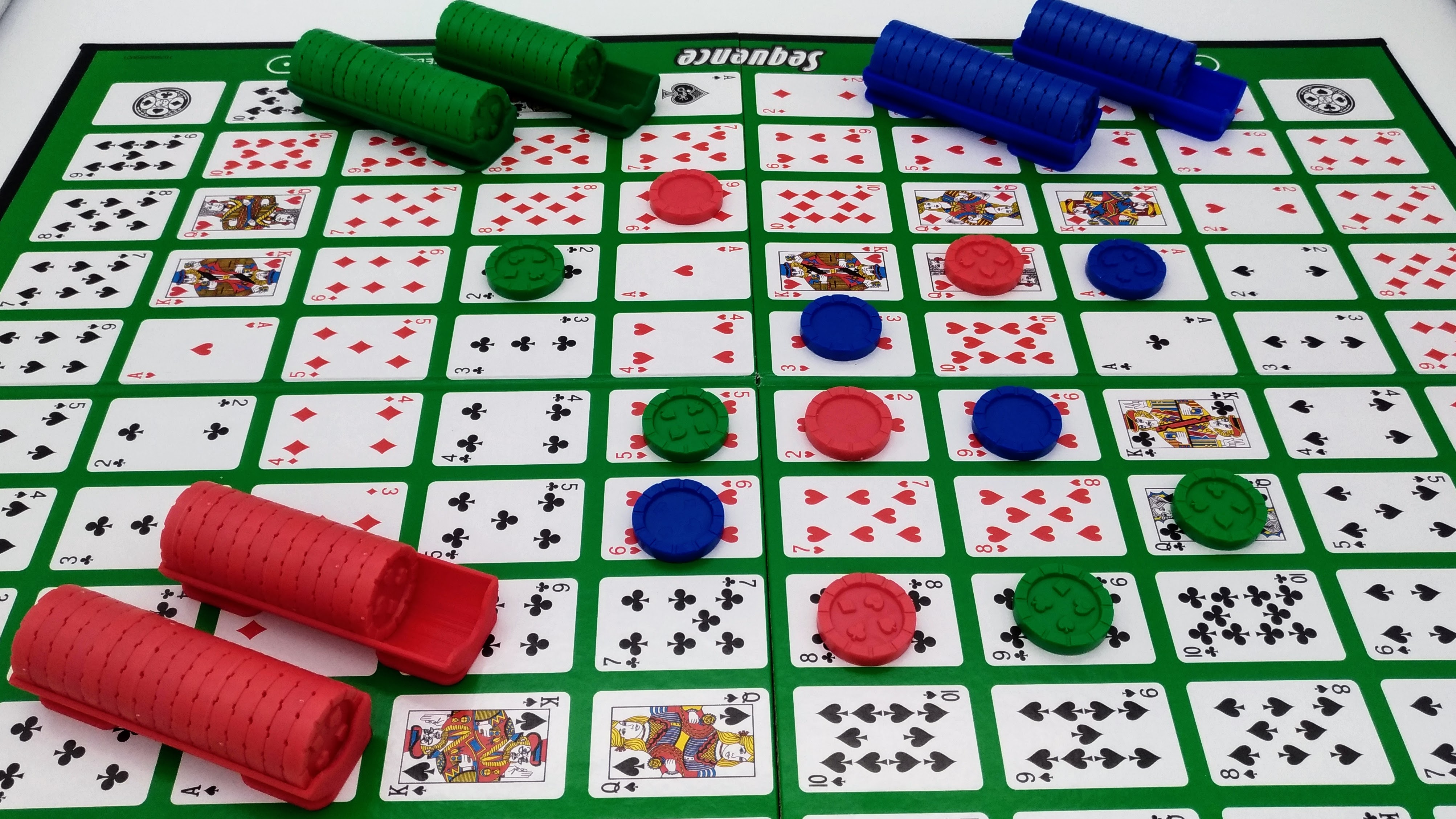 Sequence Boardgame chip organizer by Take on Projects | Download free ...