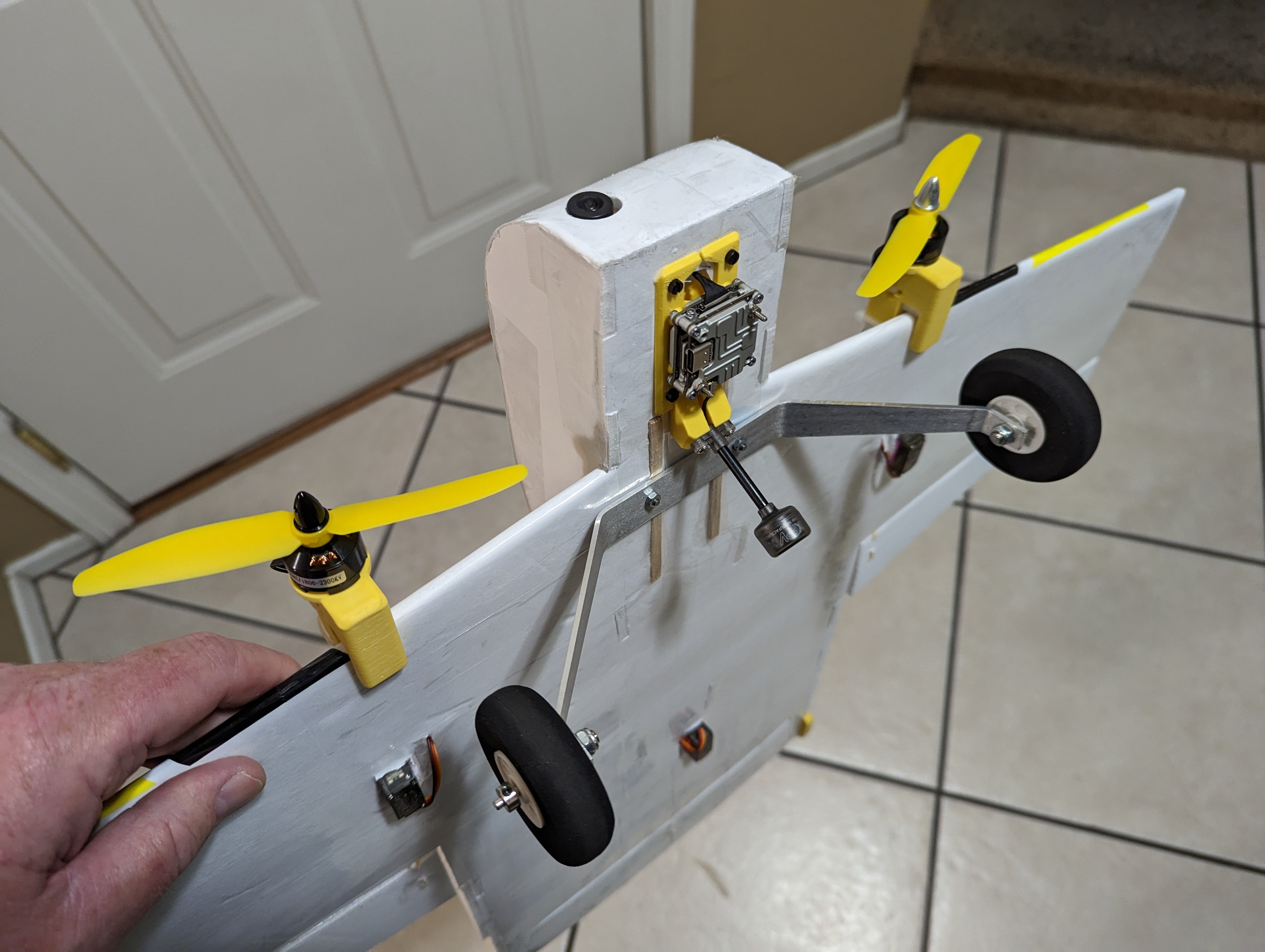 Golden Twin FPV RC Plane with Foam Plans by Qrome | Printables Store