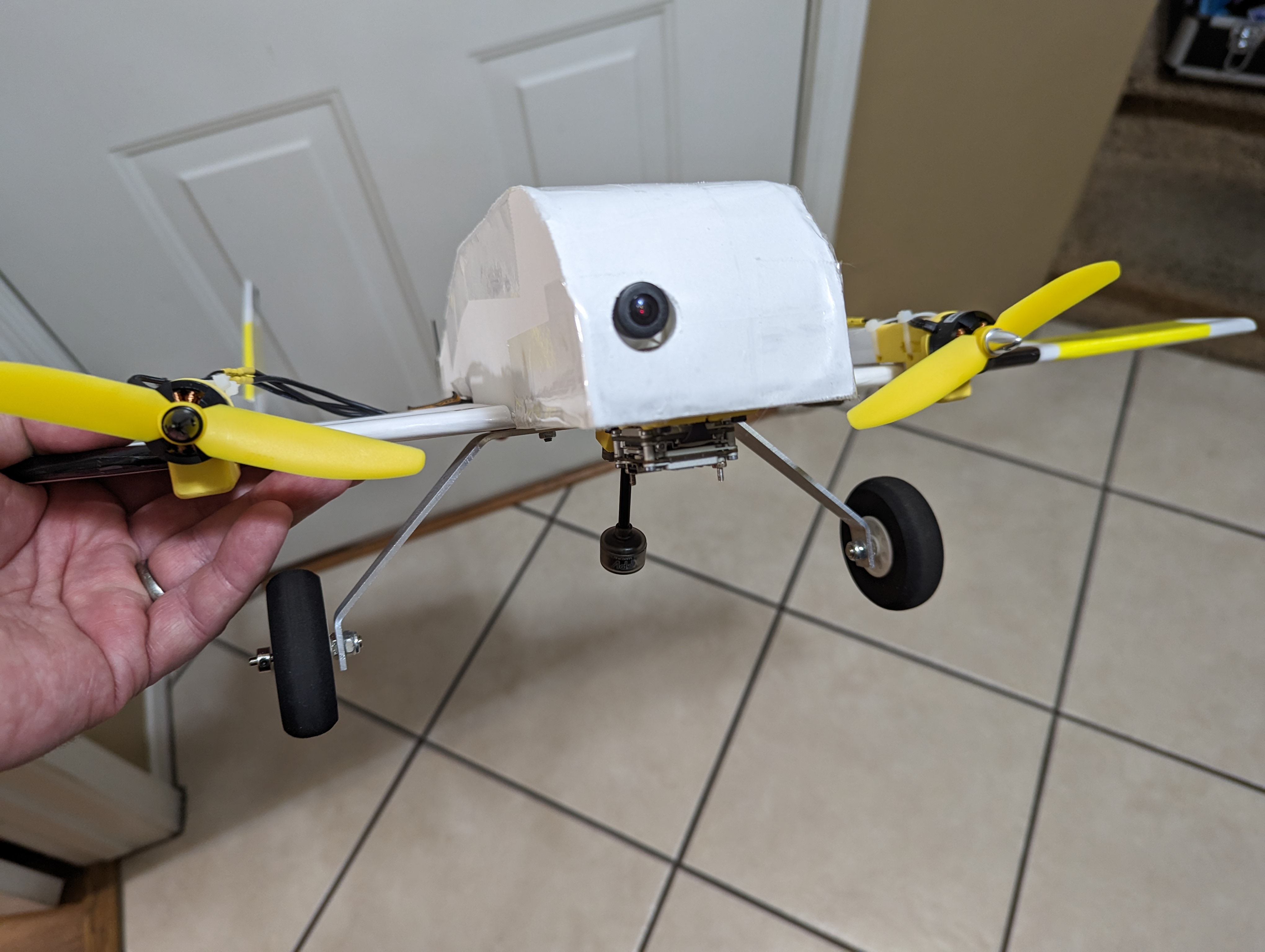 Golden Twin FPV RC Plane with Foam Plans by Qrome | Printables Store