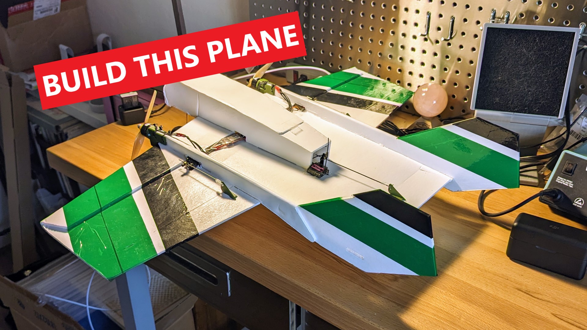Golden Twin FPV RC Plane with Foam Plans by Qrome | Printables Store