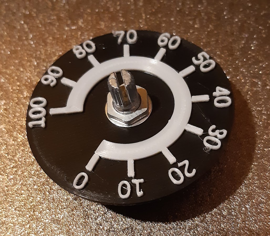 Numbered dial 0-100 for panel (clockwise and anticlockwise) by Gilberto ...