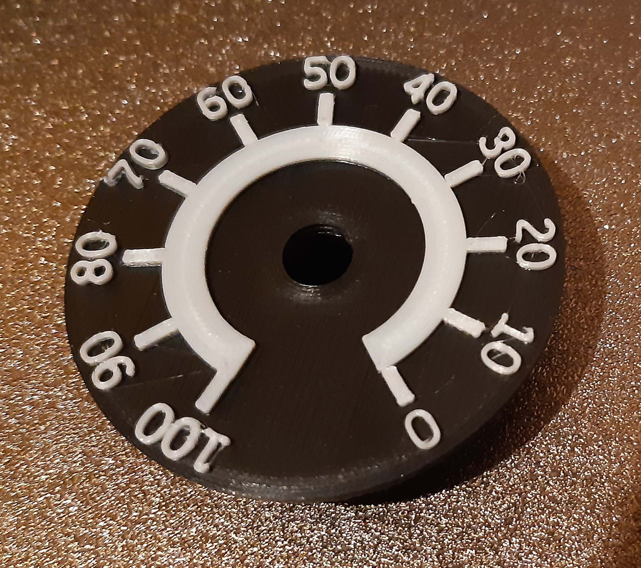 Numbered dial 0-100 for panel (clockwise and anticlockwise) by Gilberto ...