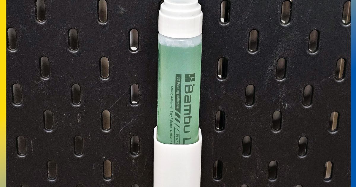 Bambu Lab Adhesive / Glue Holder for IKEA Skadis par AU3D | Téléchargez ...