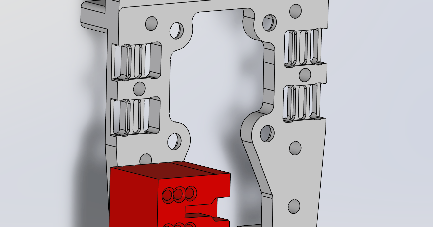 Extended X- Endstop for Vitalii3D Super LightWeight Carriage by Mike ...