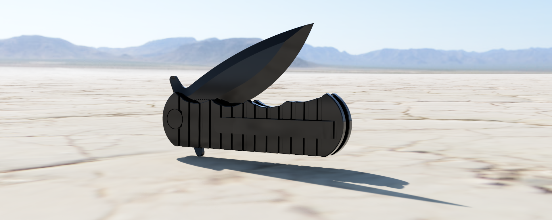 Realistic fully 3D printable pocket knife by Ian | Download free STL ...