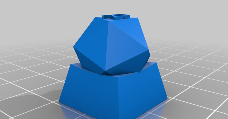 Nat20 Keycap - DnD - Cherry MX by TheGrahamReaper | Download free STL ...