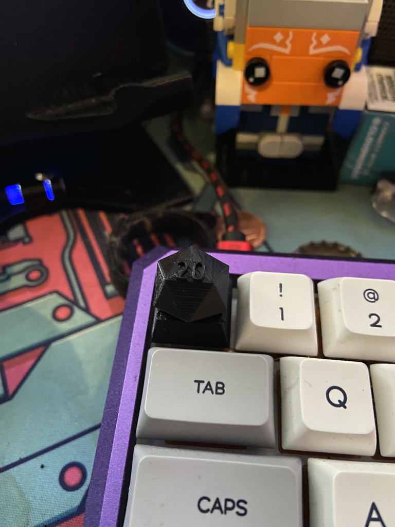 Nat20 Keycap - DnD - Cherry MX by TheGrahamReaper | Download free STL ...