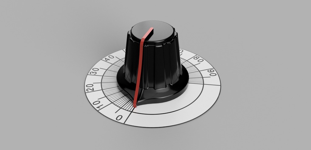 K40 Laser Knob And Dial Gauge by Making Changes | Download free STL ...