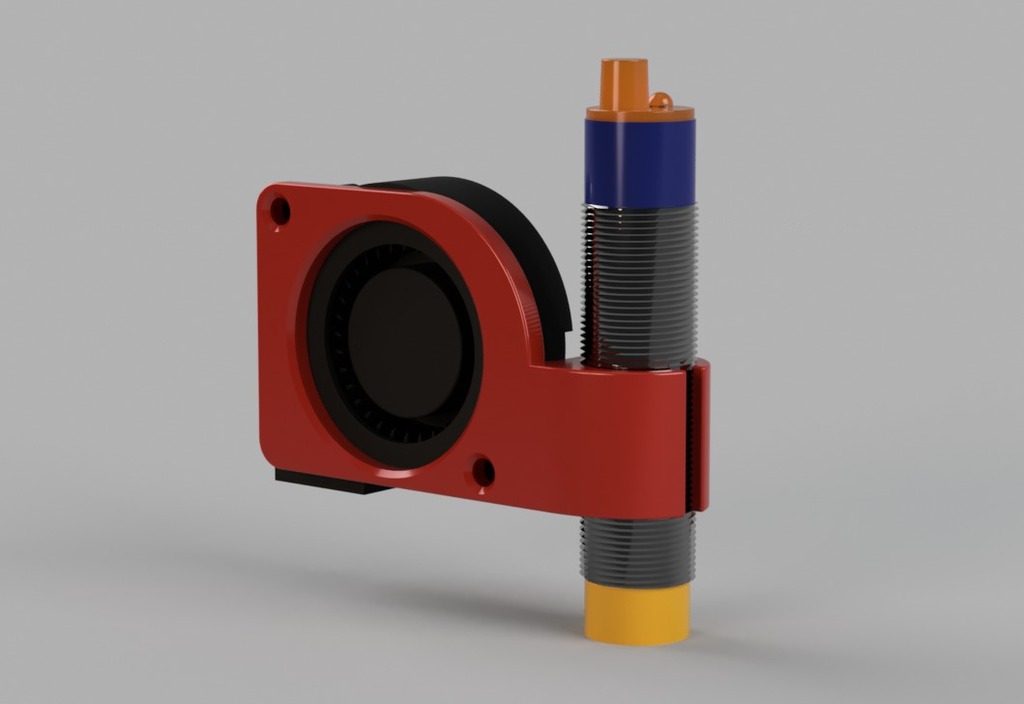 Threaded 8mm Inductive Sensor Mount for 5015 Fan (Anet A8 bed leveling ...