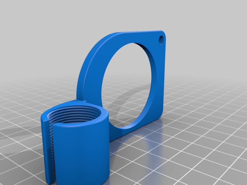 Threaded 8mm Inductive Sensor Mount for 5015 Fan (Anet A8 bed leveling ...