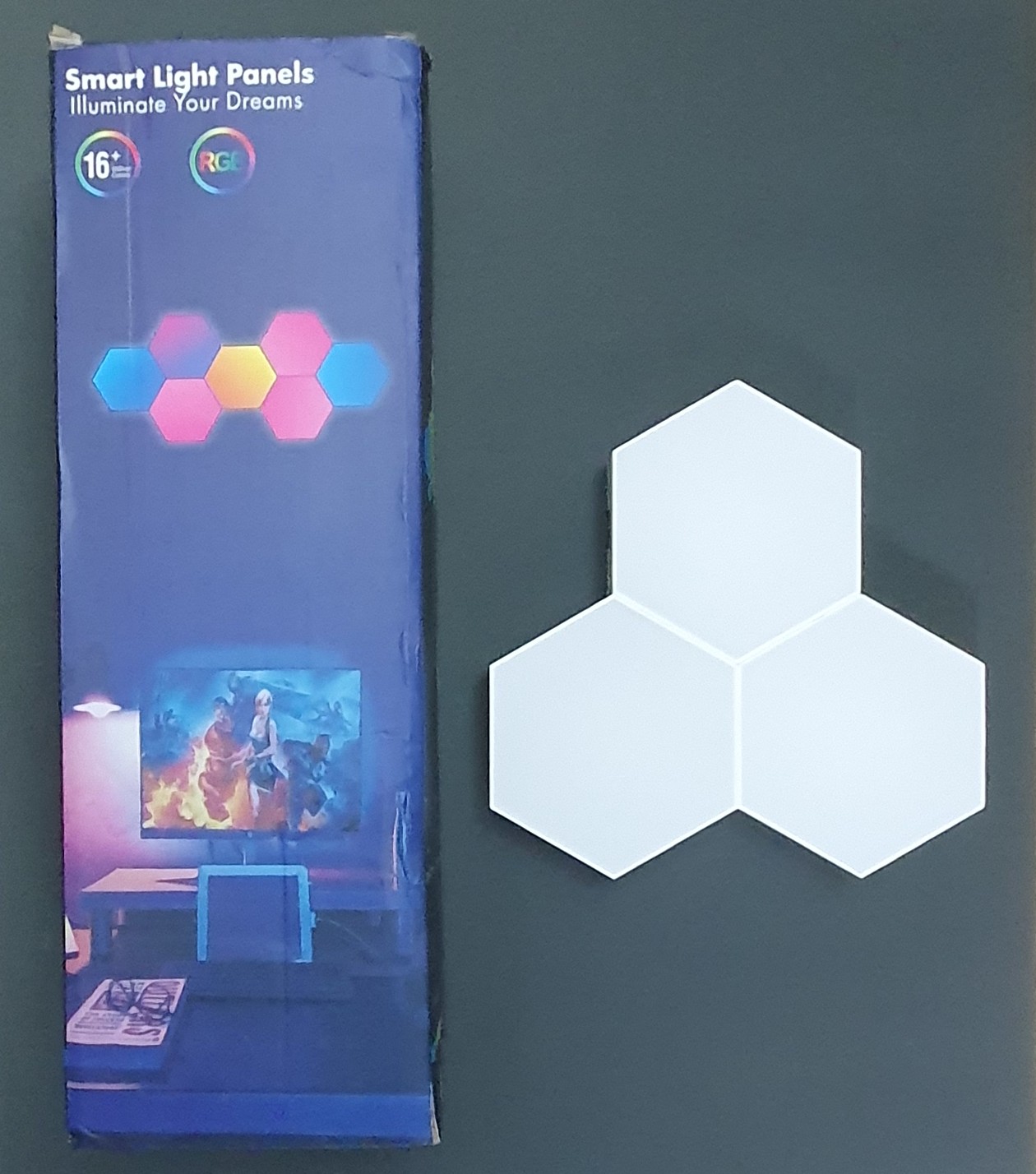 Connector for smart light hexagon panels by Maker-Hub | Download free ...