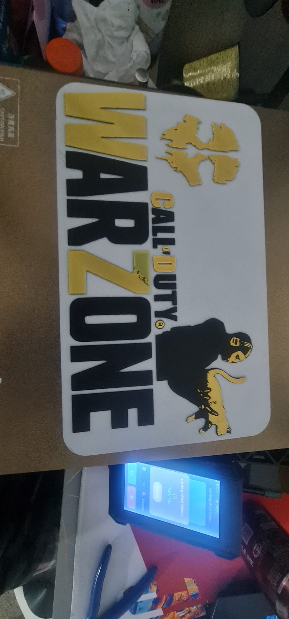 Call of duty Warzone logo by Fam Cape | Download free STL model ...