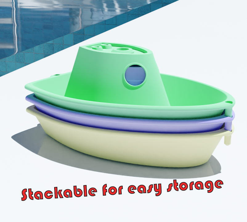 Stackable Toy Boat por Kamteix | Descargar modelo STL gratuito ...