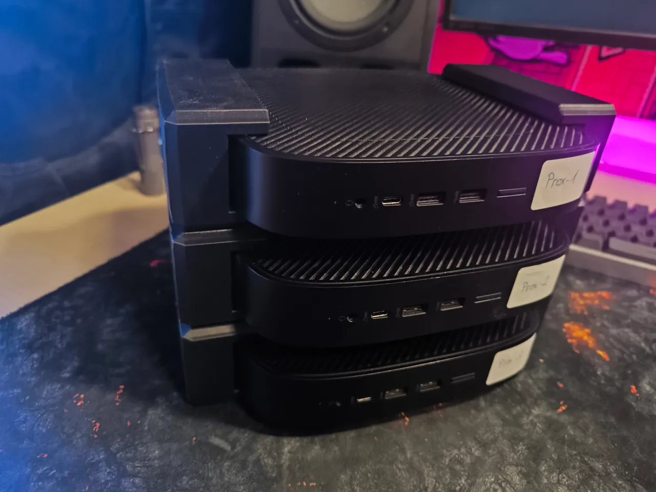 HP T640 Thin client rack by Krait | Download free STL model ...