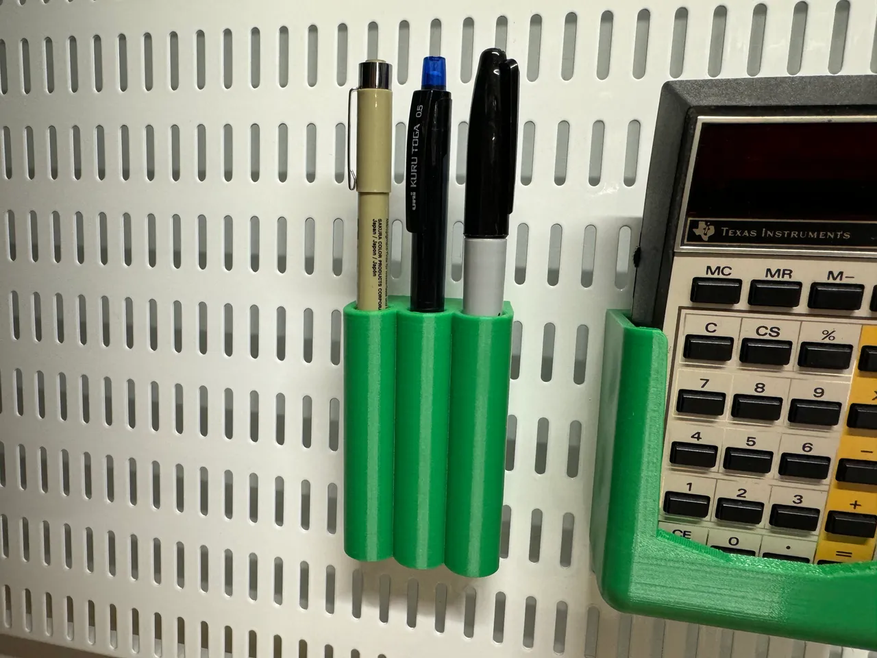 Elfa Pegboard 3 Pen, Pencil and Sharpie Holder / Organizer by Drakein3D ...