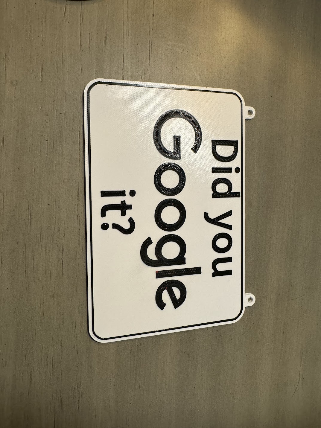 Did you Google it? sign by Diablo3dfx | Download free STL model ...