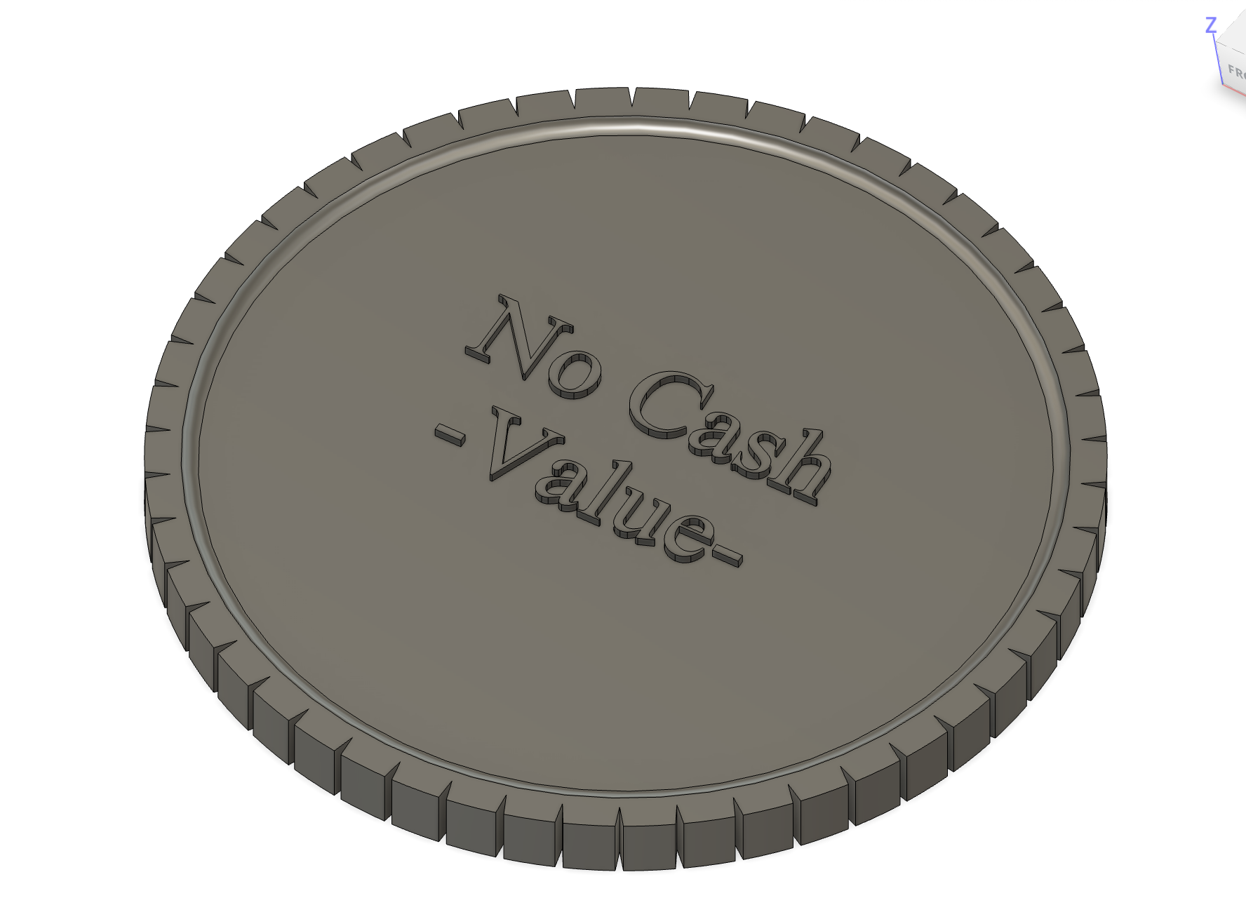 Fake Quarter/Token by 8 Person | Download free STL model | Printables.com