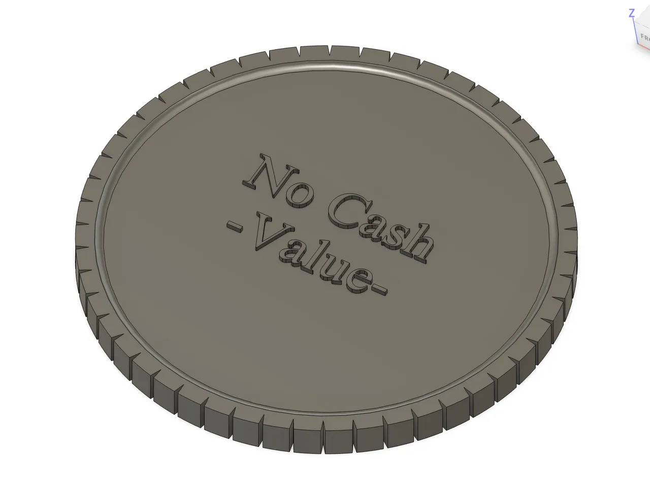 Fake Quarter/Token by 8 Person | Download free STL model | Printables.com