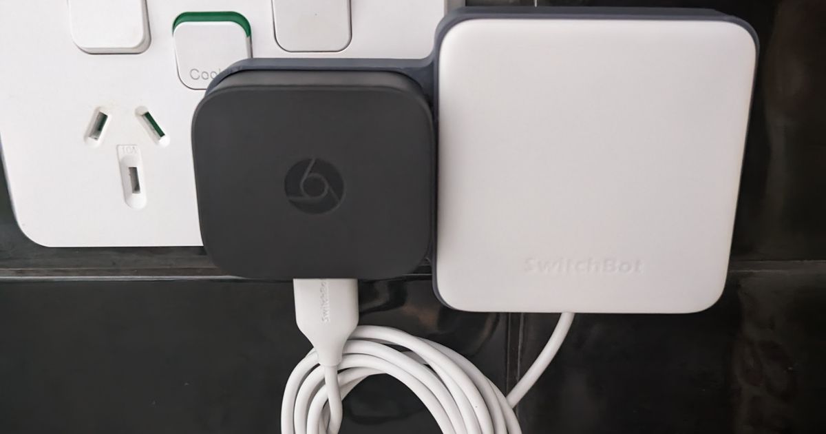 Switchbot Hub Mini - Google Chromecast power plug mount by Josh ...