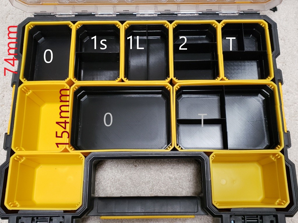 Dewalt Deep Pro Organizer Bins Thin Wall by IdaPro | Download free STL ...
