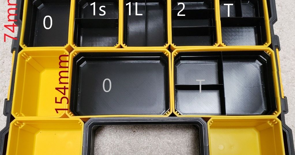 Dewalt Deep Pro Organizer Bins Thin Wall by IdaPro | Download free STL ...