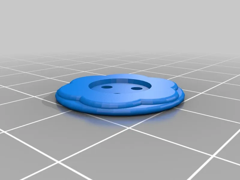Buttons with a flower pattern by SHR3D.eu | Download free STL model ...