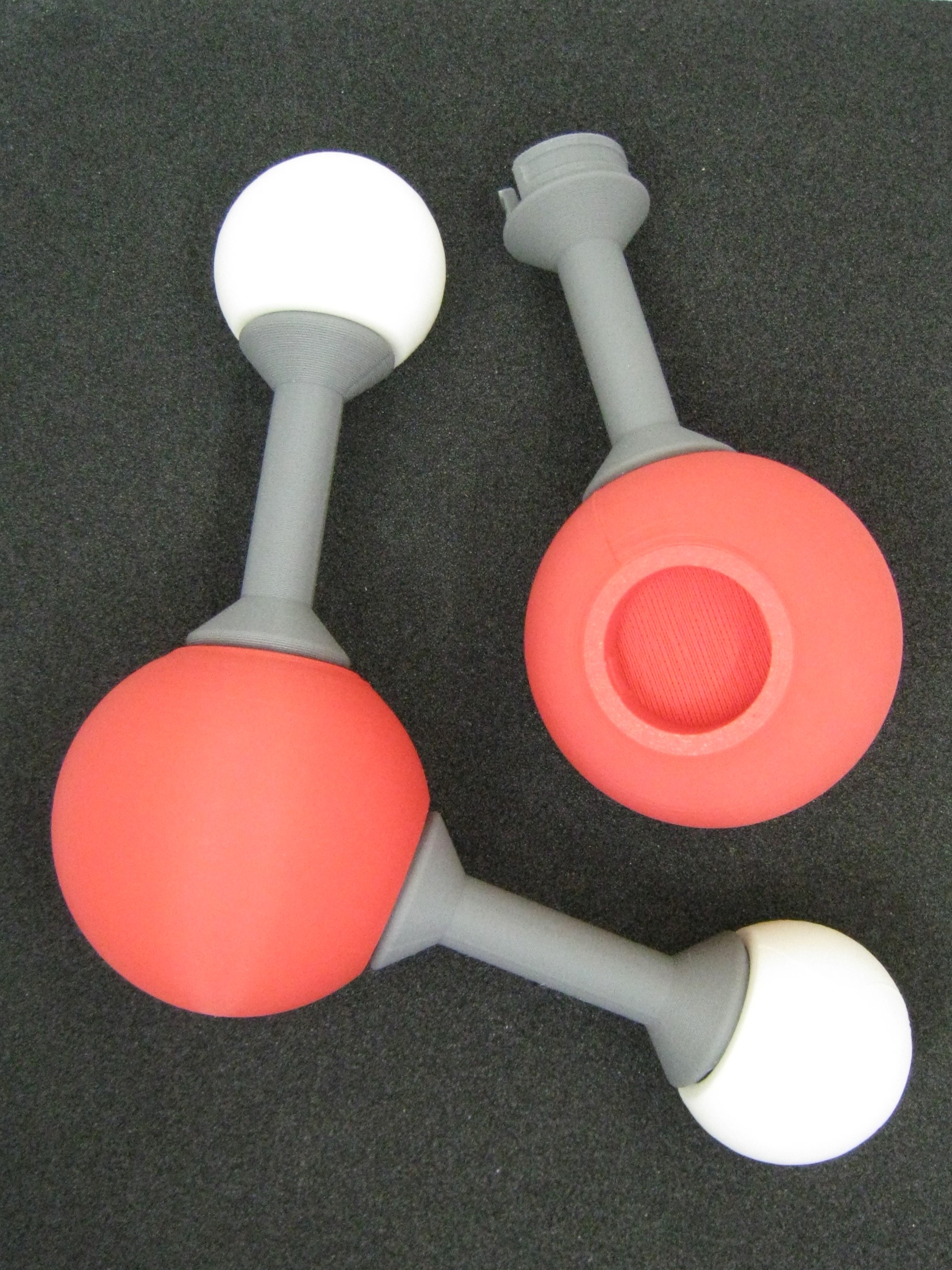 H2O Molecular Model by Lali3d | Download free STL model | Printables.com