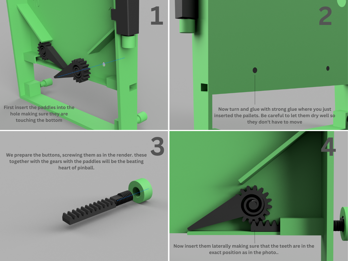 Gear Pinball - The first full functional 3d printed gear pinball. by ...