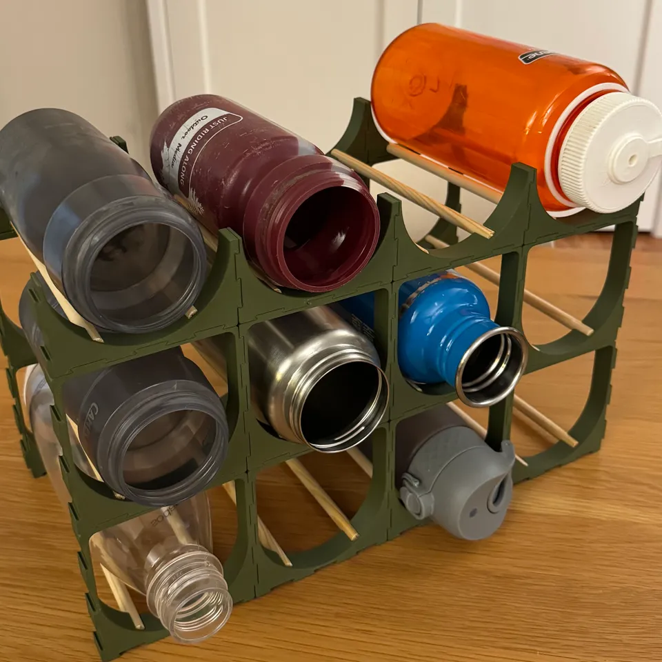 Bottle rack by bjamdesign | Download free STL model | Printables.com