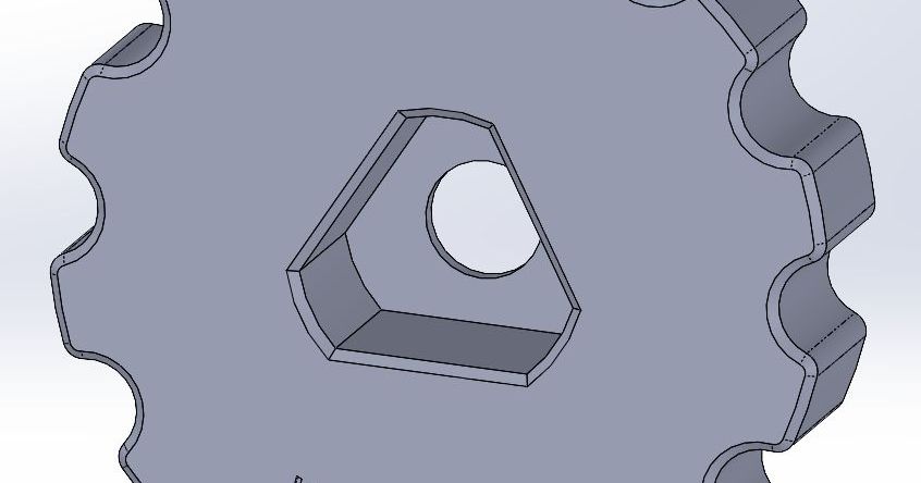 Triangle handle adapter by michael9q | Download free STL model ...