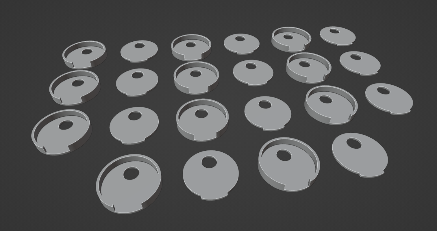 Cases for keys numbered from 0 to 10 by Dimmu_Ogir | Download free STL ...