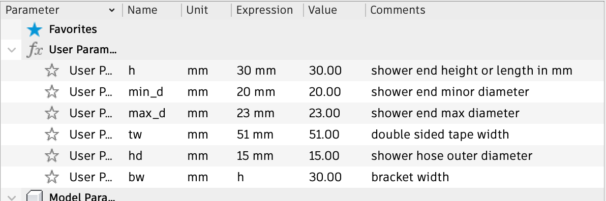 Parametric shower holder by ackiid | Download free STL model ...