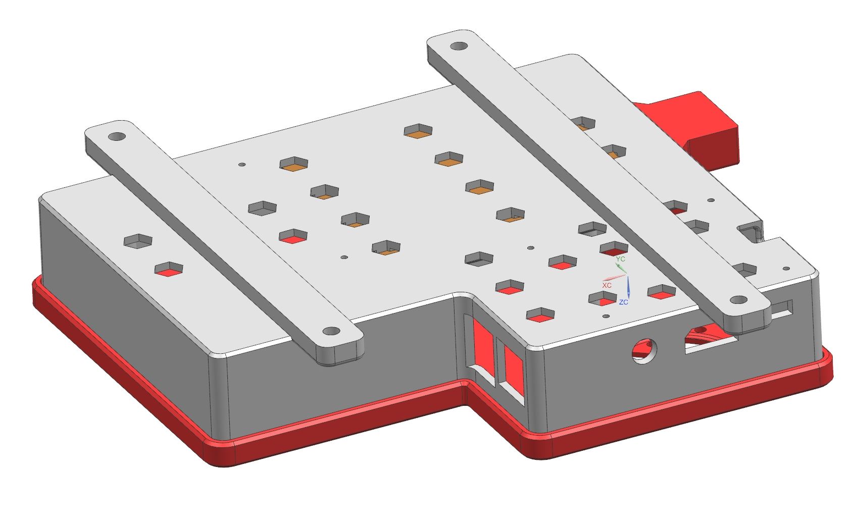 Raspberry Pi 3B + HDD USB 2.5 SATA case by Paragon | Download free STL ...