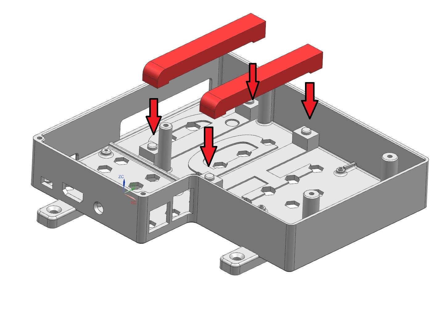 Raspberry Pi 3B + HDD USB 2.5 SATA case by Paragon | Download free STL ...