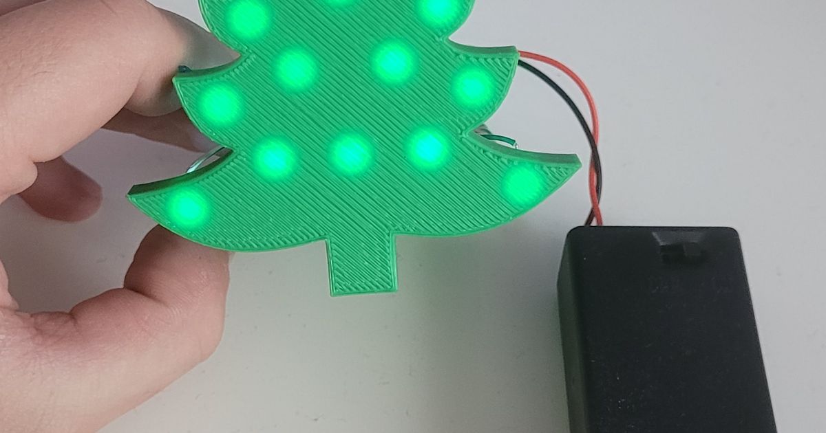 Christmas LED tree by Dominik Cerman | Download free STL model ...