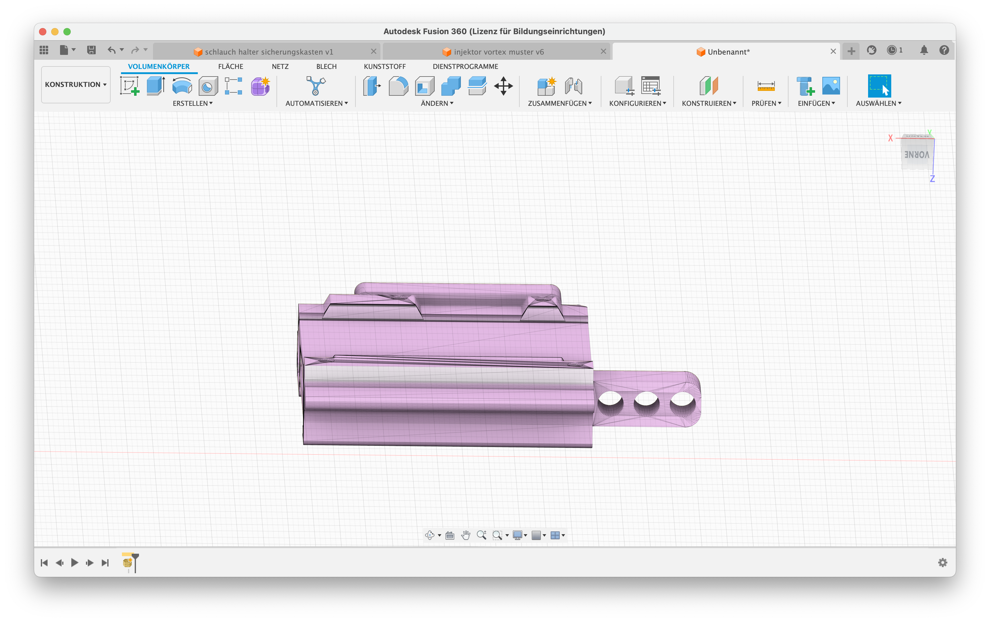 Arduino UNO DIN mount with fan and LED mount by Philip Everts ...