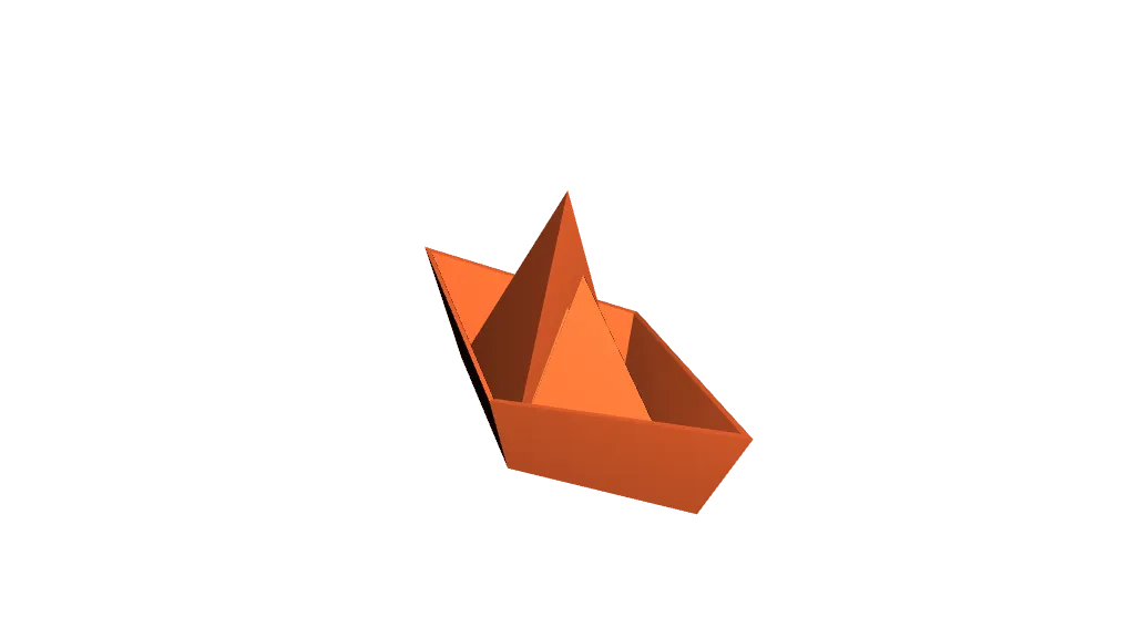 Floating Paper Ship (Boat) by Pixelception | Download free STL model ...