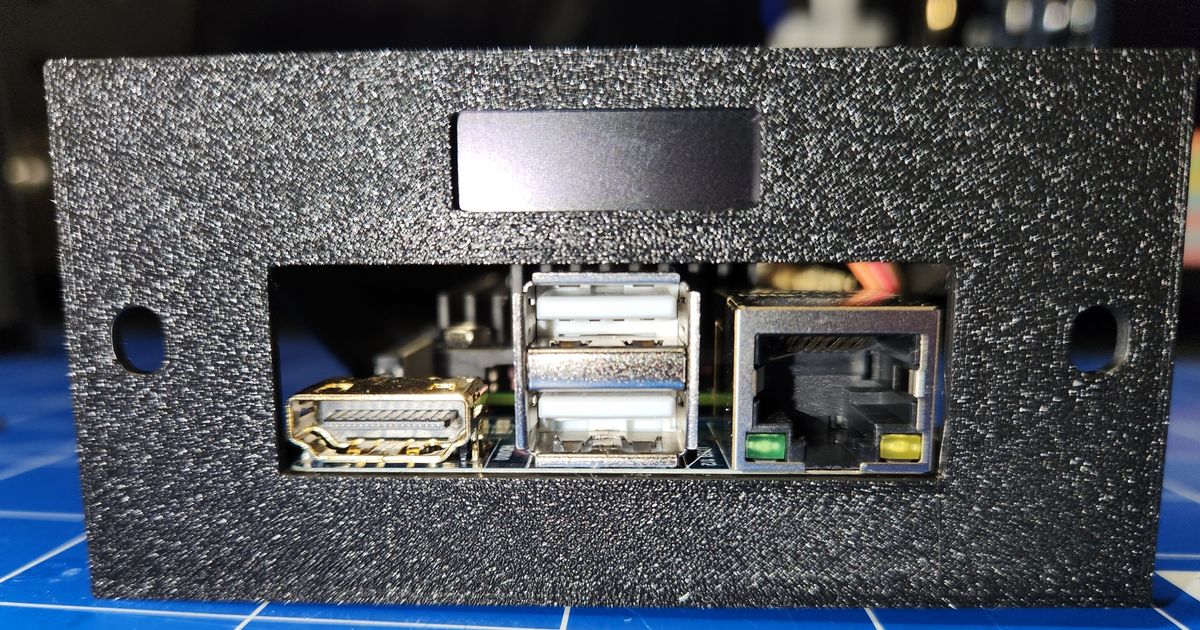 19 inch rack vertical front panel mount for raspberry pi compute module CM4 and oled display by ...