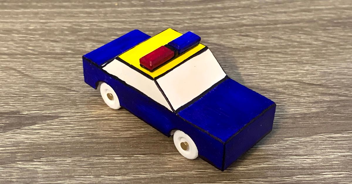 Simple Toy Car 1/64 by Pandafox | Download free STL model | Printables.com
