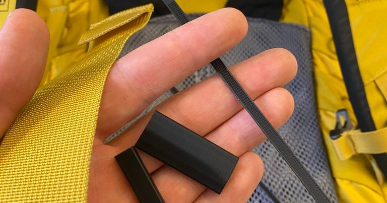 Backpack Hip Belt Strap Shortener for 4.6 mm Zipties by polydisco ...