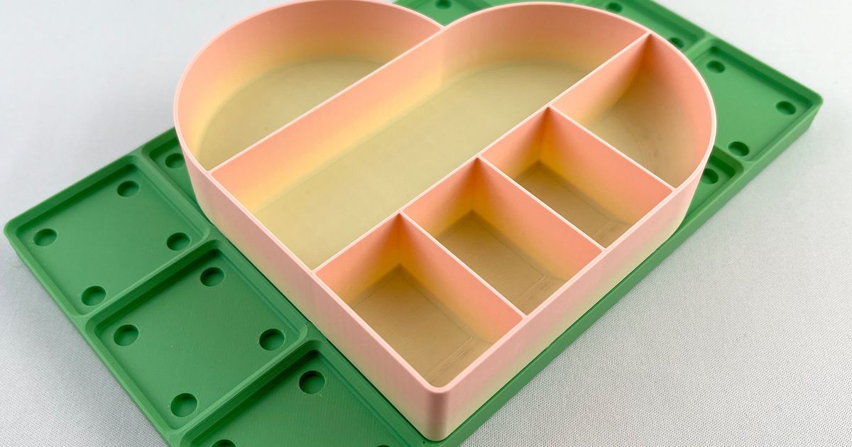 Gridfinity - Heart Storage by nickd | Download free STL model ...