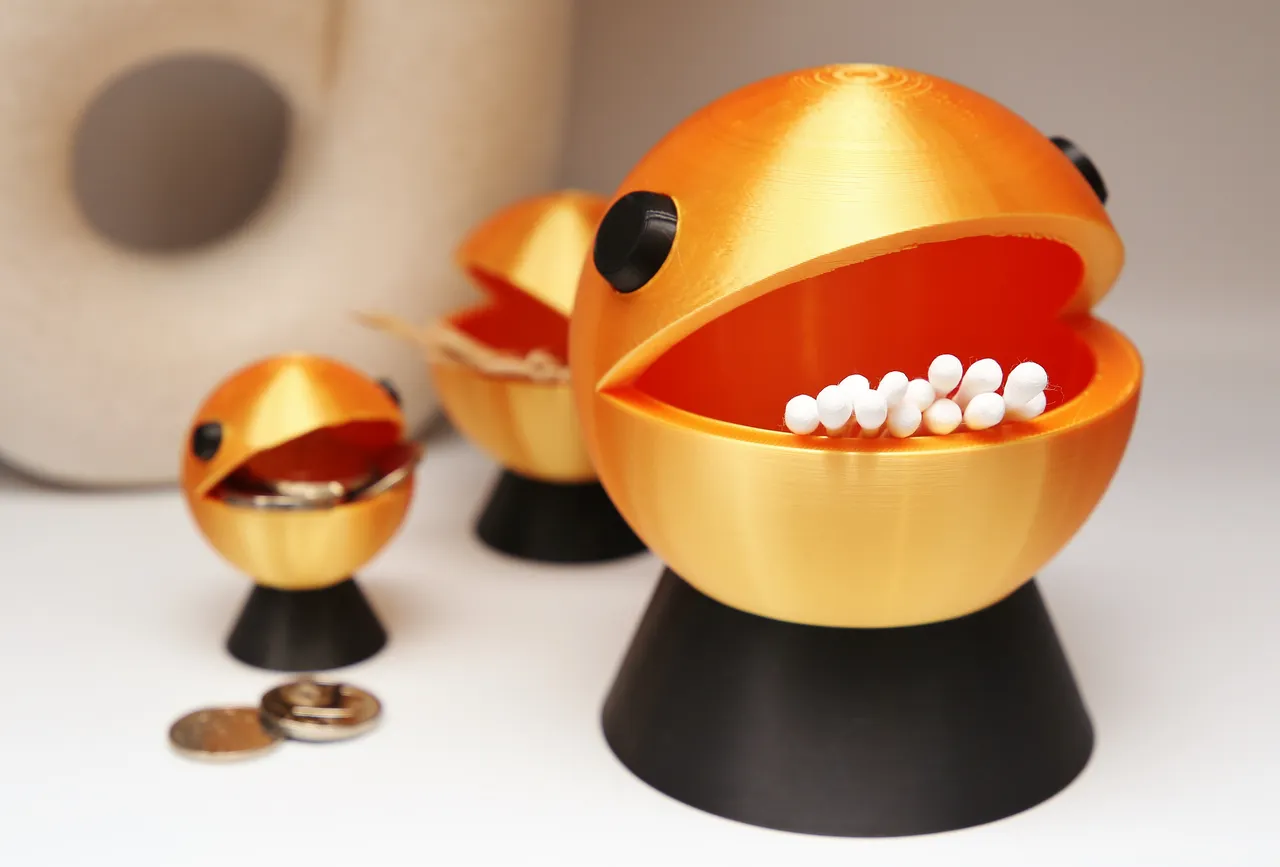 Pacman - container by 3D PRINT | Download free STL model | Printables.com