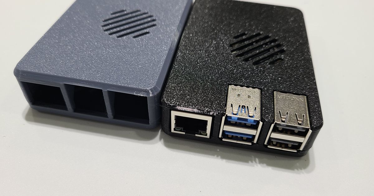 Raspberry Pi 5 Case (snap fit) Ultra Slim With Screw Holes by ...